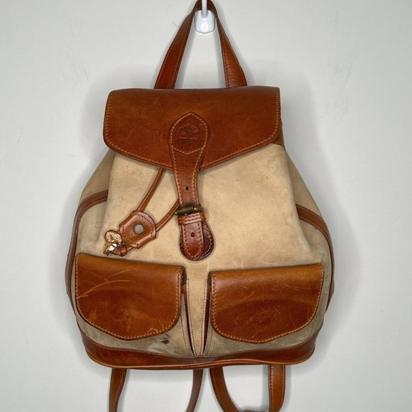 Timberland | Bags | Vintage Timberland Usa Brown Tan Saddle Leather ...